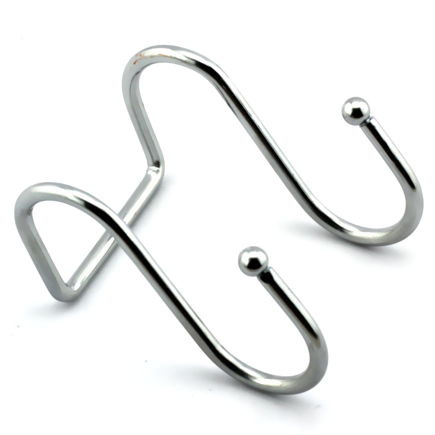 Amazon.com: RuiLing 10-Pack Double S Shaped Hooks Chrome Finish Steel S ...