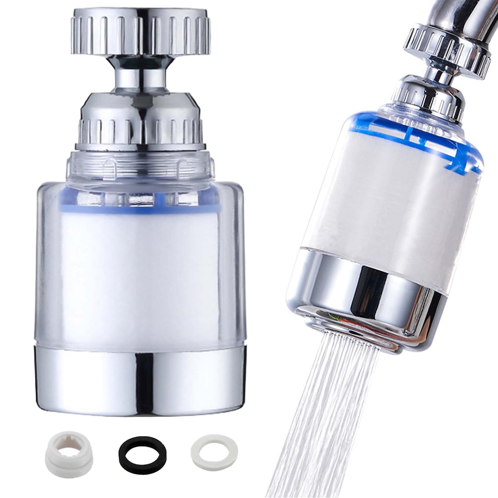 360° Faucet Water Filter Rotating Faucet Water Purifier, Faucet Filter ...