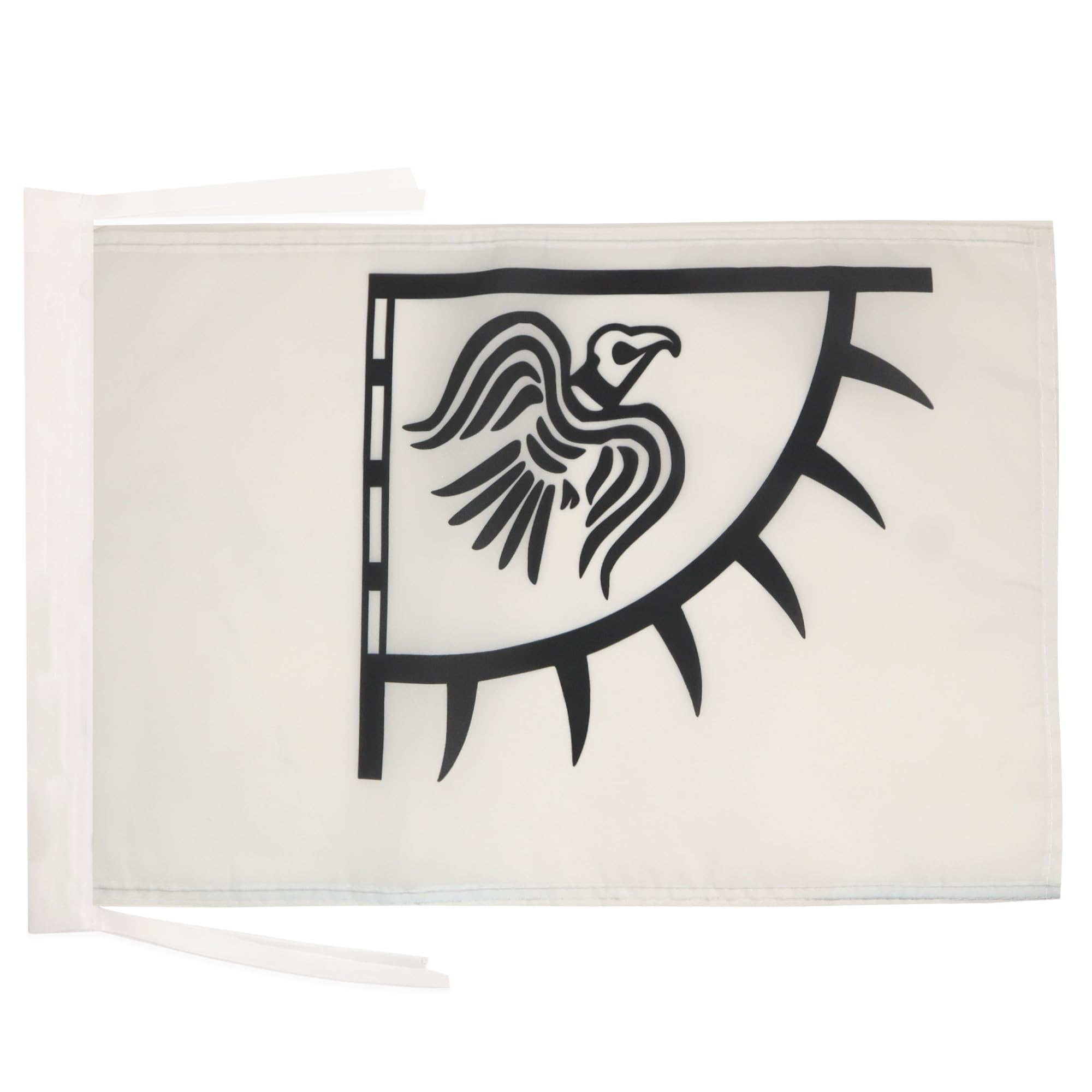 Amazon.com : Viking Raven Flag 18'' x 12'' cords - Scandinavia SMALL ...