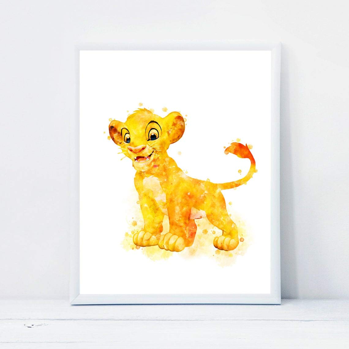 Buy Lion King Simba Print Disney Lion King Simba Watercolor Simba ...