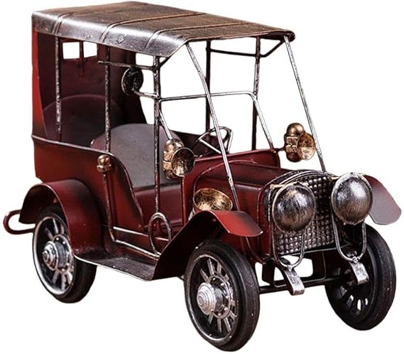 Dianzan Metal Car Ornaments Vintage Iron Car Model Handmade Classic ...