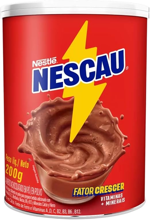 Nescau Achocolatado Nescau Cilindro 200G : Amazon.com.br: Alimentos e ...