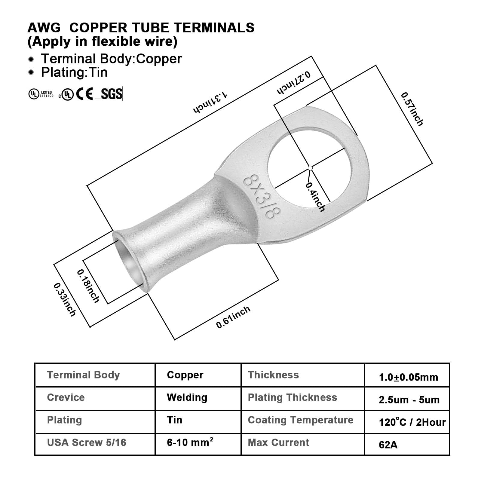 Snapklik.com : Battery Cable - iGreely 8 AWG 8 Gauge Wire Made