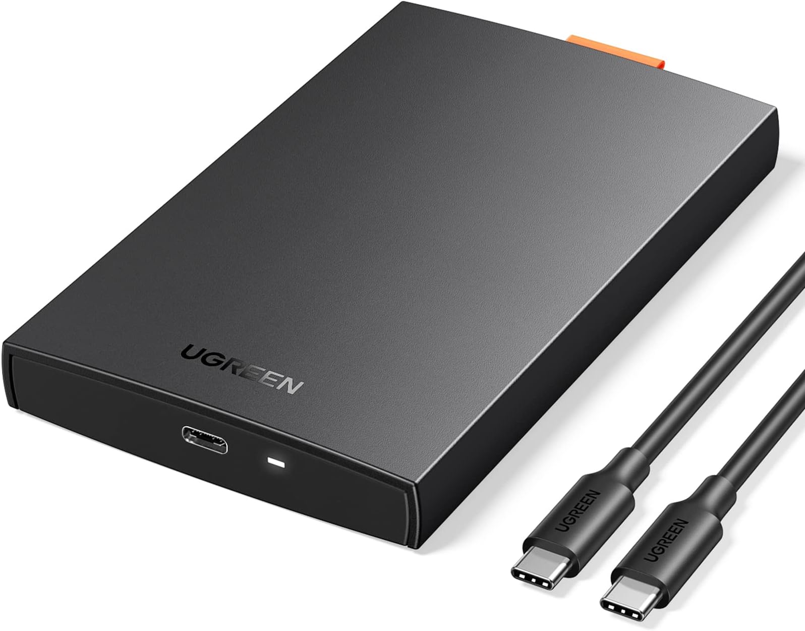 UGREEN 2.5" USB C to SATA III Hard Drive Enclosure 6Gbps, Support UASP ...
