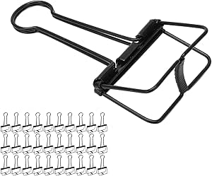 Amazon.com: FLEXMAN 30Pcs Wire Binders Clips, Multi Purpose Metal Wire ...