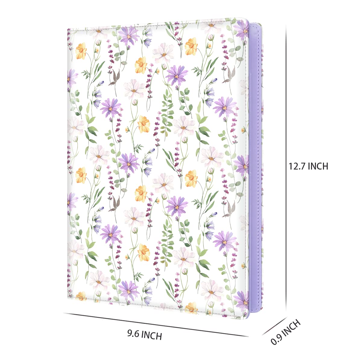 Snapklik.com : WAVEYU Portfolio Case For Women, Cute Floral Padfolio ...