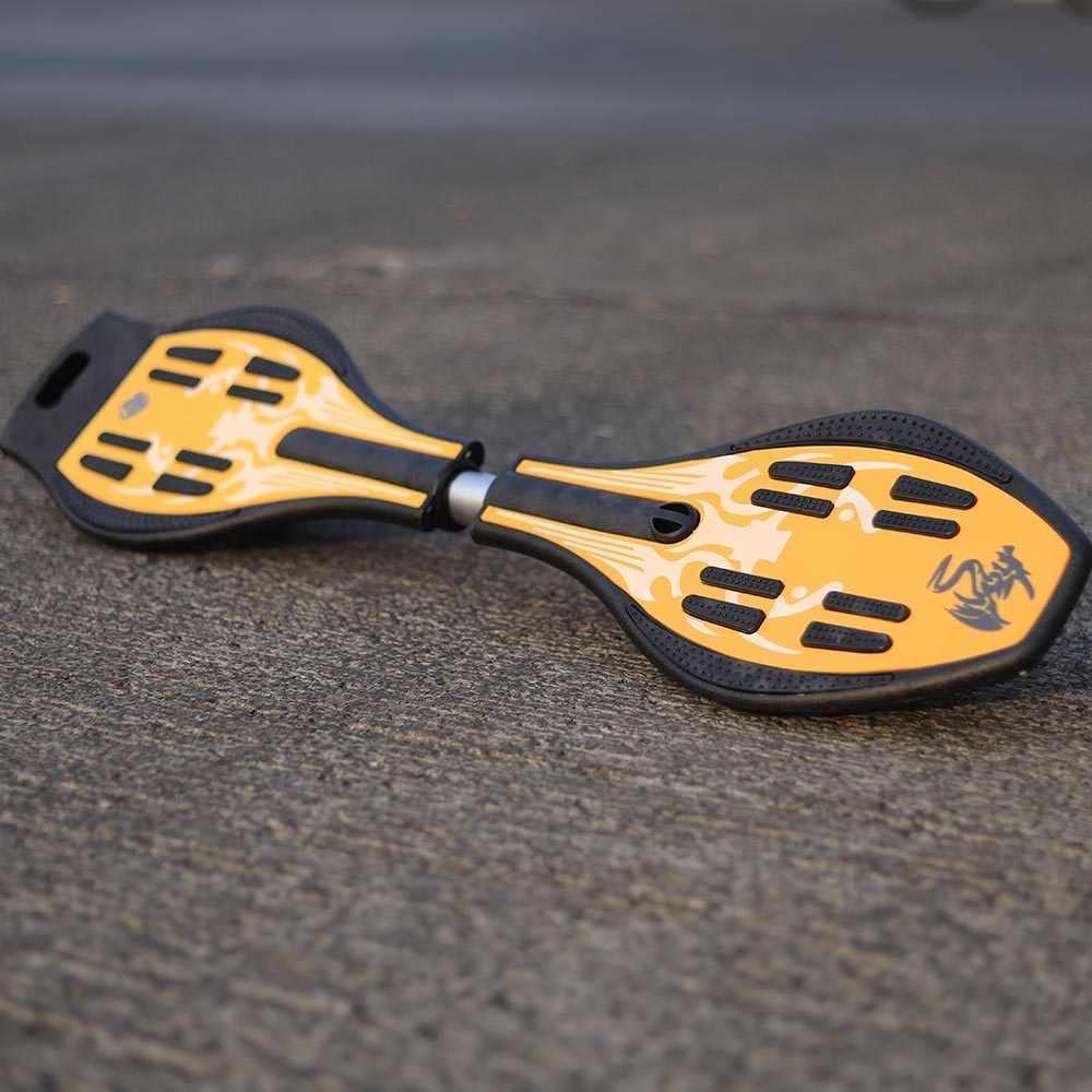 Dizaa Metal Wave Caster Ripstick Skate Board with Carry Bag & 80mm ...