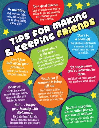 Tips for Making and Keeping Friends Poster: Free Spirit Publishing ...