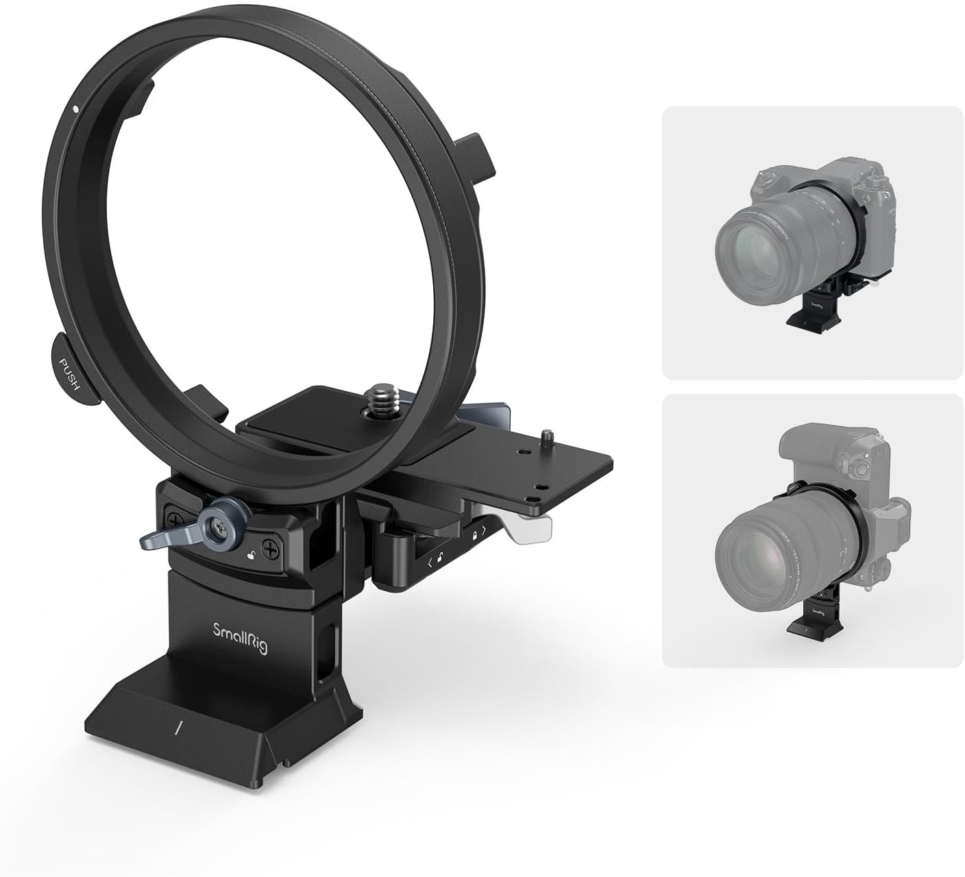 Amazon.com : SMALLRIG Rotatable Collar Mount Plate for Canon R5 / R5 C ...