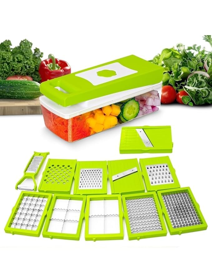 Gkc Syross 13-in-1[12in1] Vegetable Chopper & Slicer – Multifunctional ...