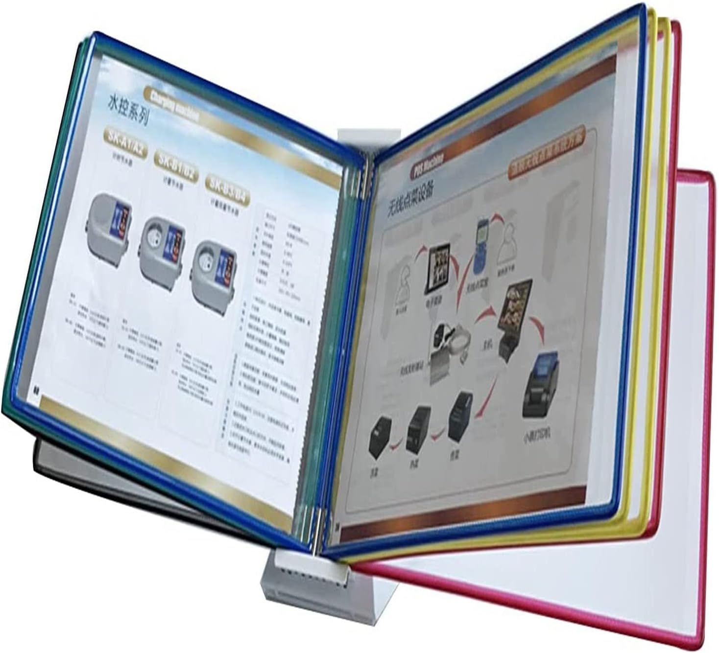 Amazon.com: Desktop Flip Display Folder - Wall Reference Organizer ...