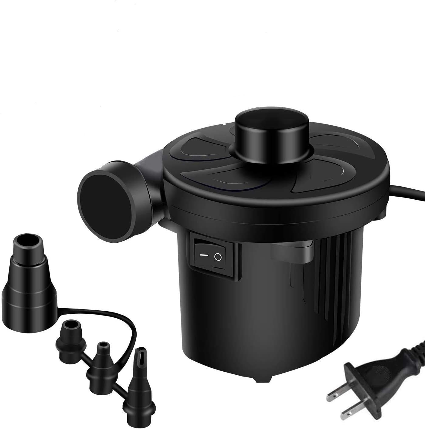 Amazon.com: Electric Air Pump, Portable Quick-Fill AC Inflator/Deflator ...