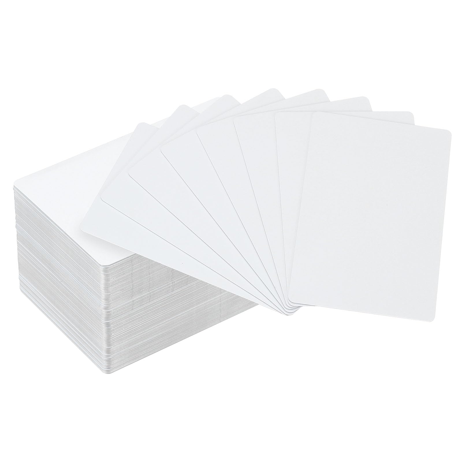 PATIKIL 100 Pack Sublimation Metal Business Cards Blank, 0.45mm Thick 3 ...