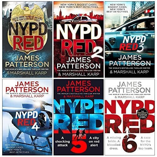 Snapklik.com : James Patterson NYPD Red Collection 5 Books Set Pack ...