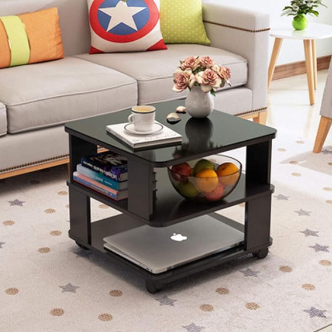 Movable Coffee Table Living Room Center Table Bedroom Side Table Modern ...