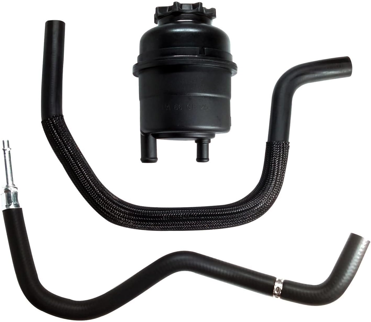 Amazon.com: Power Steering Fluid Reservoir and Hose Line Kit for BMW ...