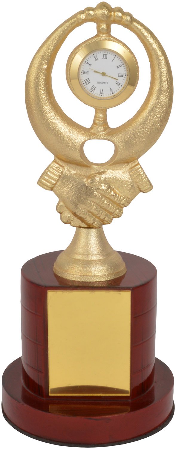 Hand Shake Trophy with Watch : Amazon.in: Sports, Fitness & Outdoors