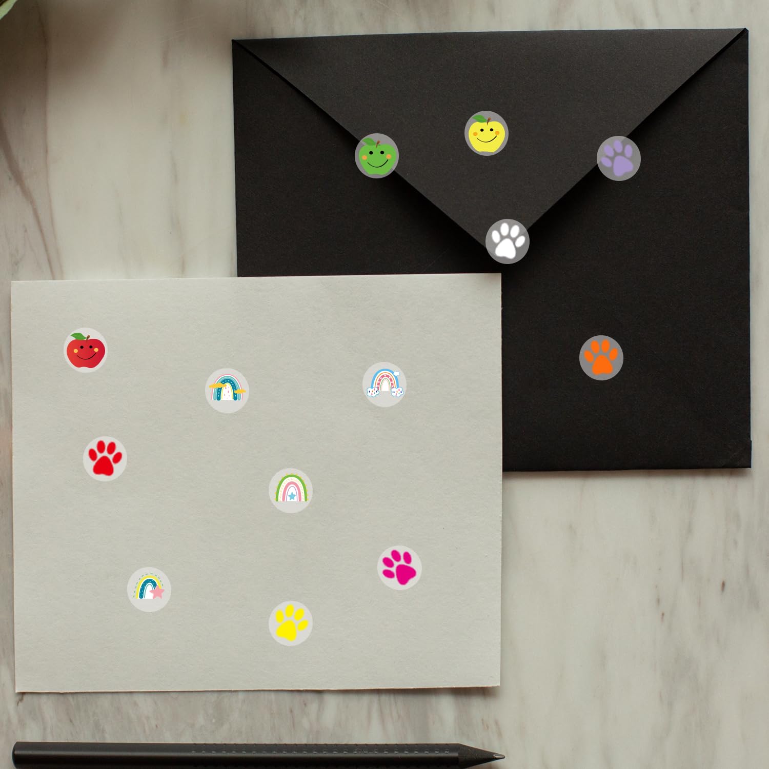 Snapklik.com : 0.5 Inch Round Clear Bug Stickers For Kids,Mini ...