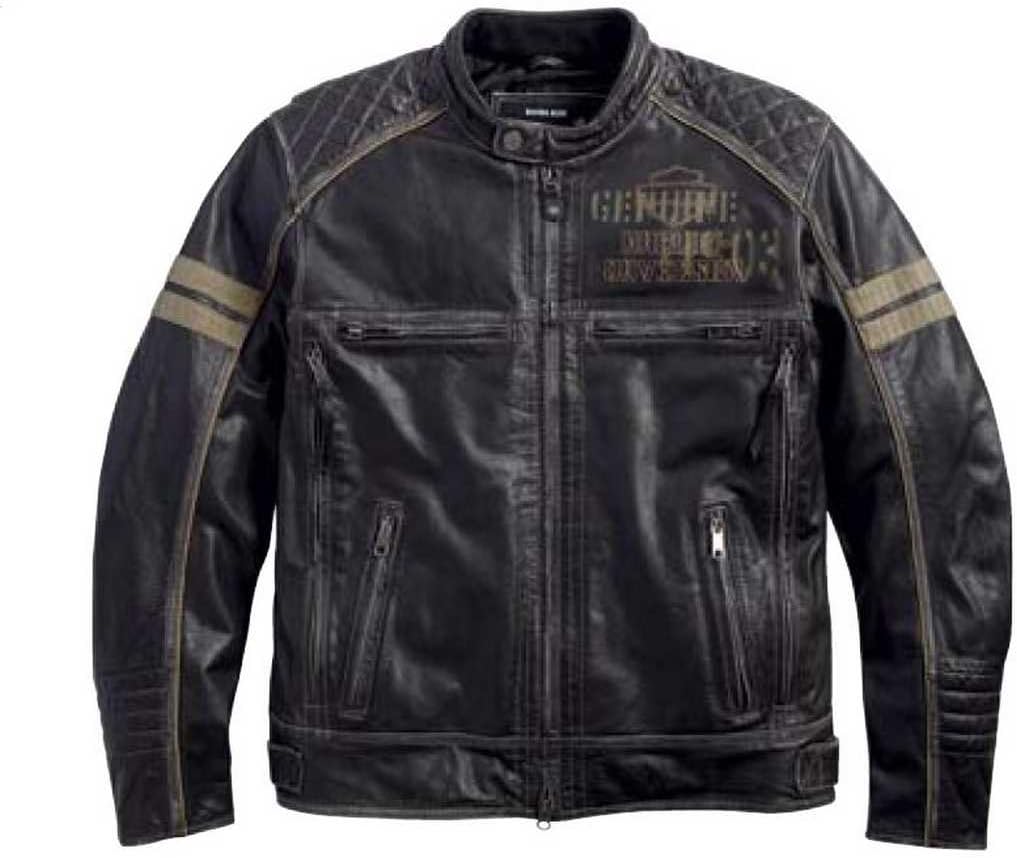 Harley-Davidson Men's Leather Jacket, Excam Warrior, Black 97031-15VM ...