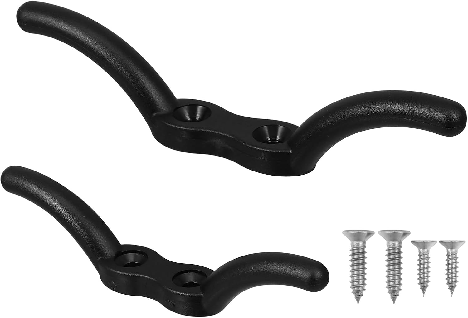 Amazon.com : Toddmomy 2pcs Rope Tie Rope Cleat Hook Flagpole Mounting ...