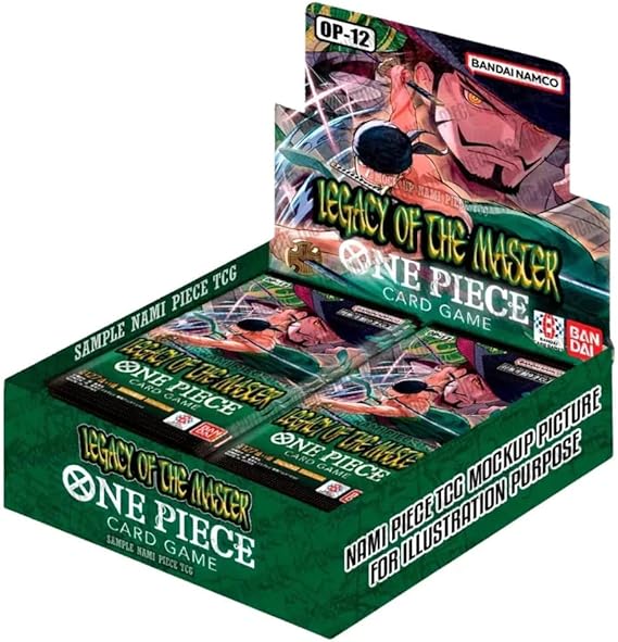 Amazon.com: One Piece: Legacy of the Master (OP-12) Booster Box : Toys ...