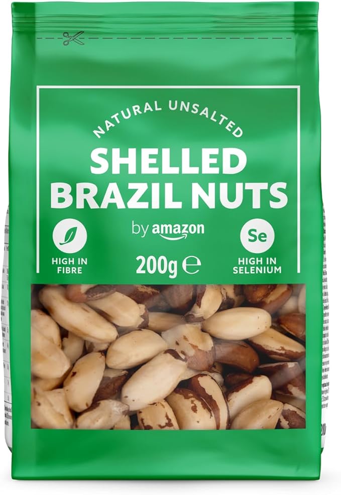 by Amazon Shelled Brazil Nuts, 200 g : Amazon.co.uk: Grocery