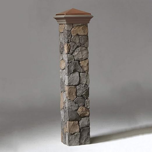 Deckorators 42" Gray Fieldstone Post Cover: Amazon.com: Tools & Home ...