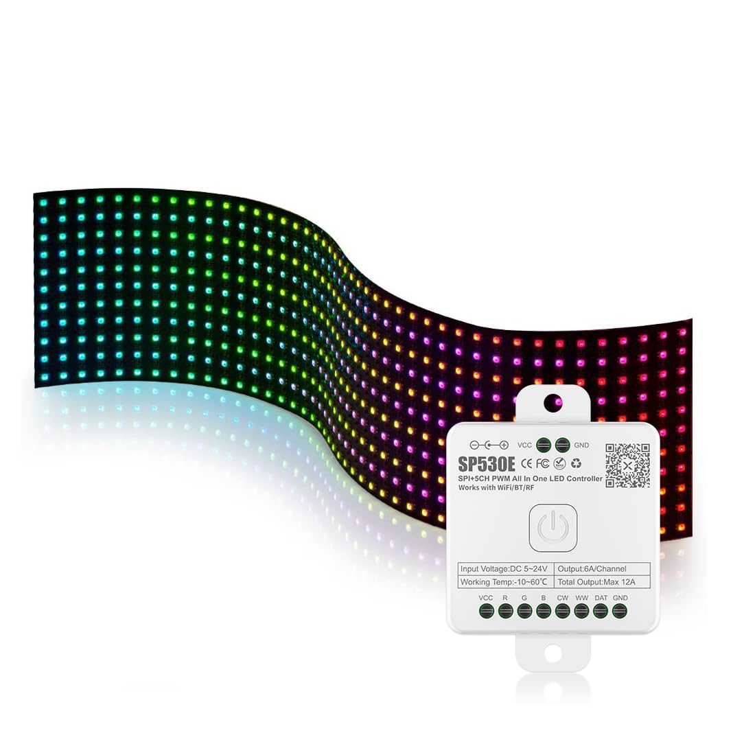 Amazon.com: BTF-LIGHTING WS2812B RGB 5050SMD Individually Addressable ...