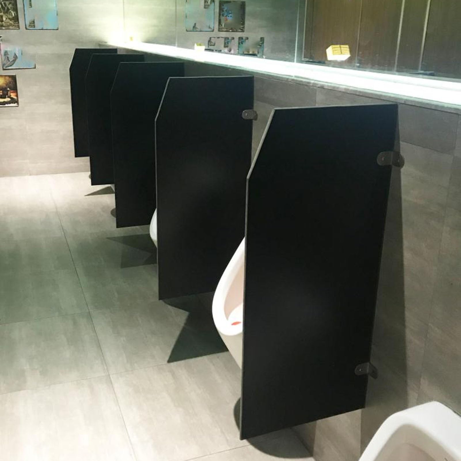 Amazon.com: Urinal Screen Toilet Partition, Hotel/Public Restroom Waterproof Urinal Partition ...