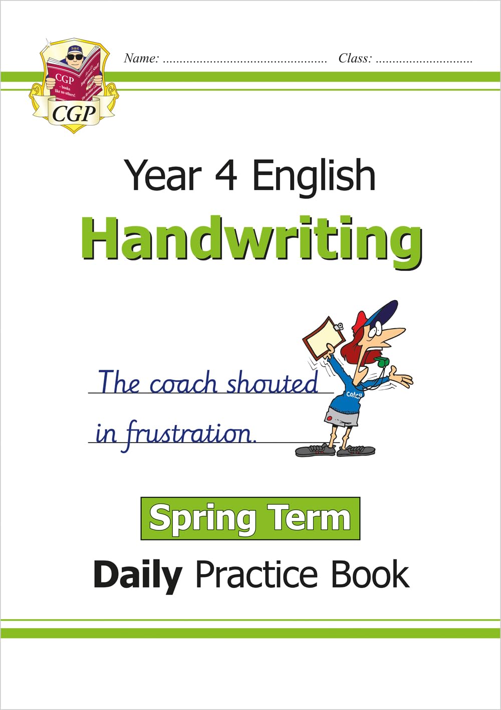 KS2 Handwriting Year 4 Daily Practice Book: Spring Term (CGP Year 4 ...