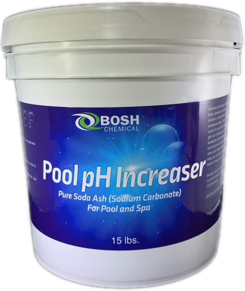 Amazon.com : Bosh Chemical New Pool pH Increaser | Pure Soda Ash ...