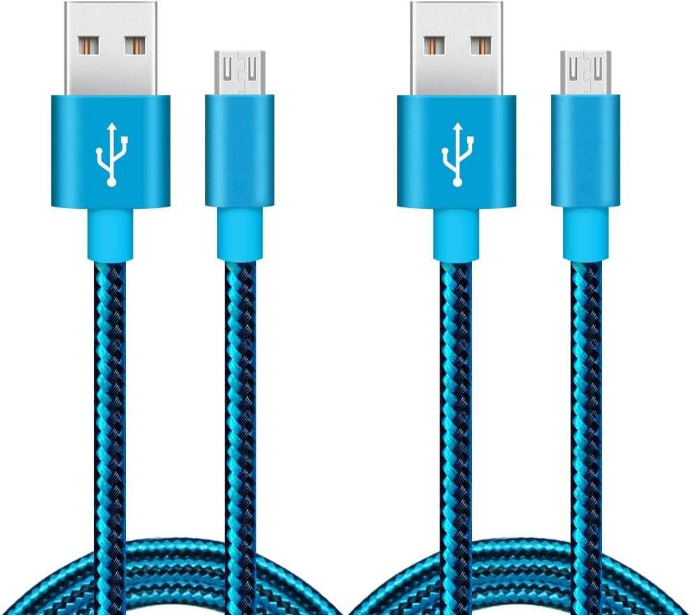 Amazon.com: PS4 Micro USB Cable, Andoid Charger, Yagghe 2Pack/3.3Feet ...