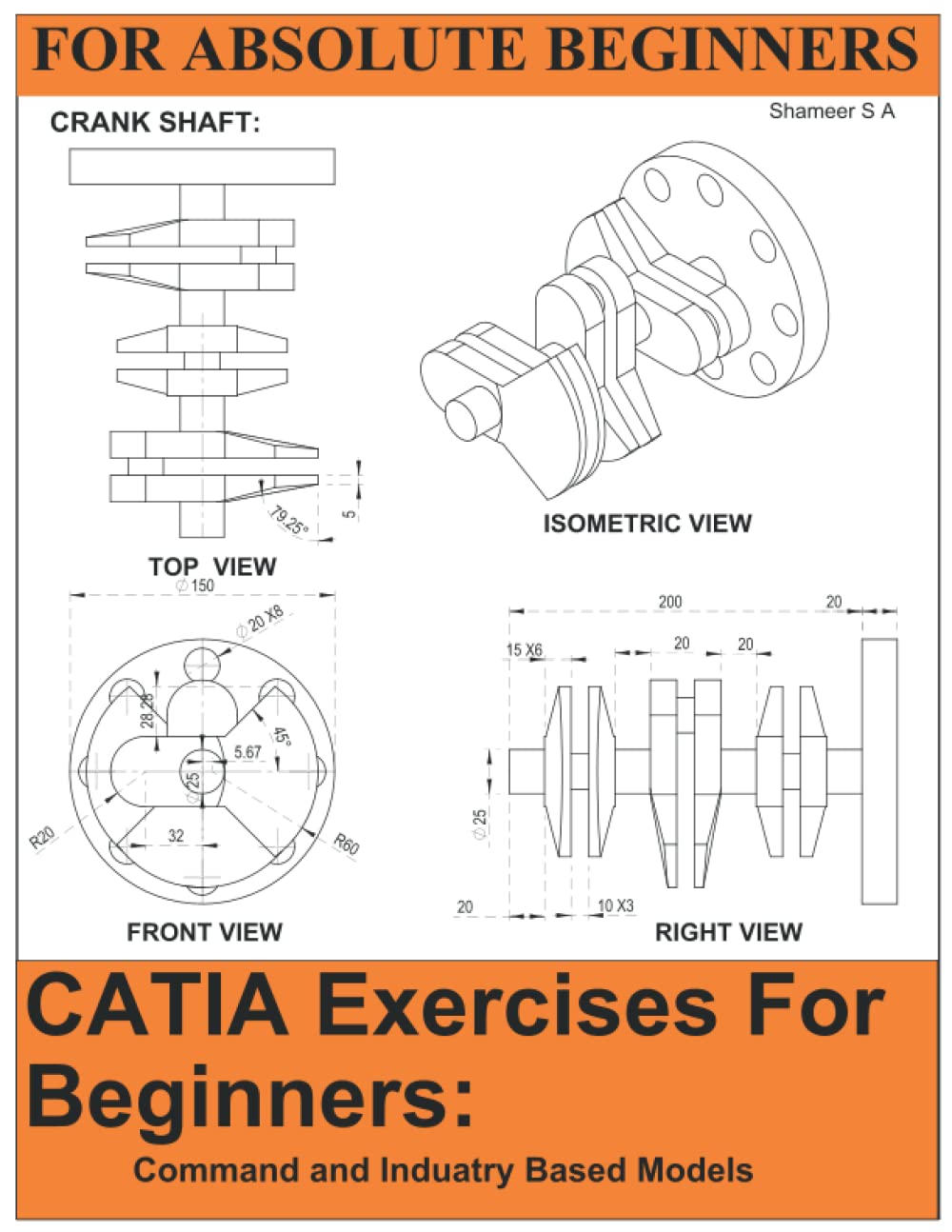 CATIA Exercises For Beginners: Designers WorkBook For Practice I 2D ...