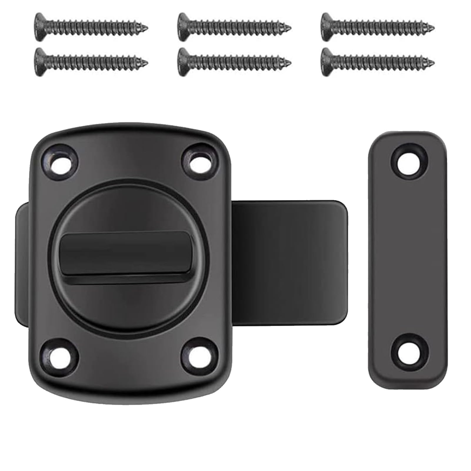 Door Lock Bathroom Latch Rotate Bolt Gate Latch Stainless Steel Toilet ...