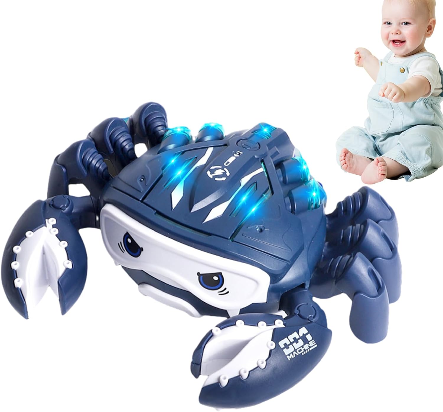 Amazon.co.jp: crab crawling toy, photo electric crab toy, electric toy ...