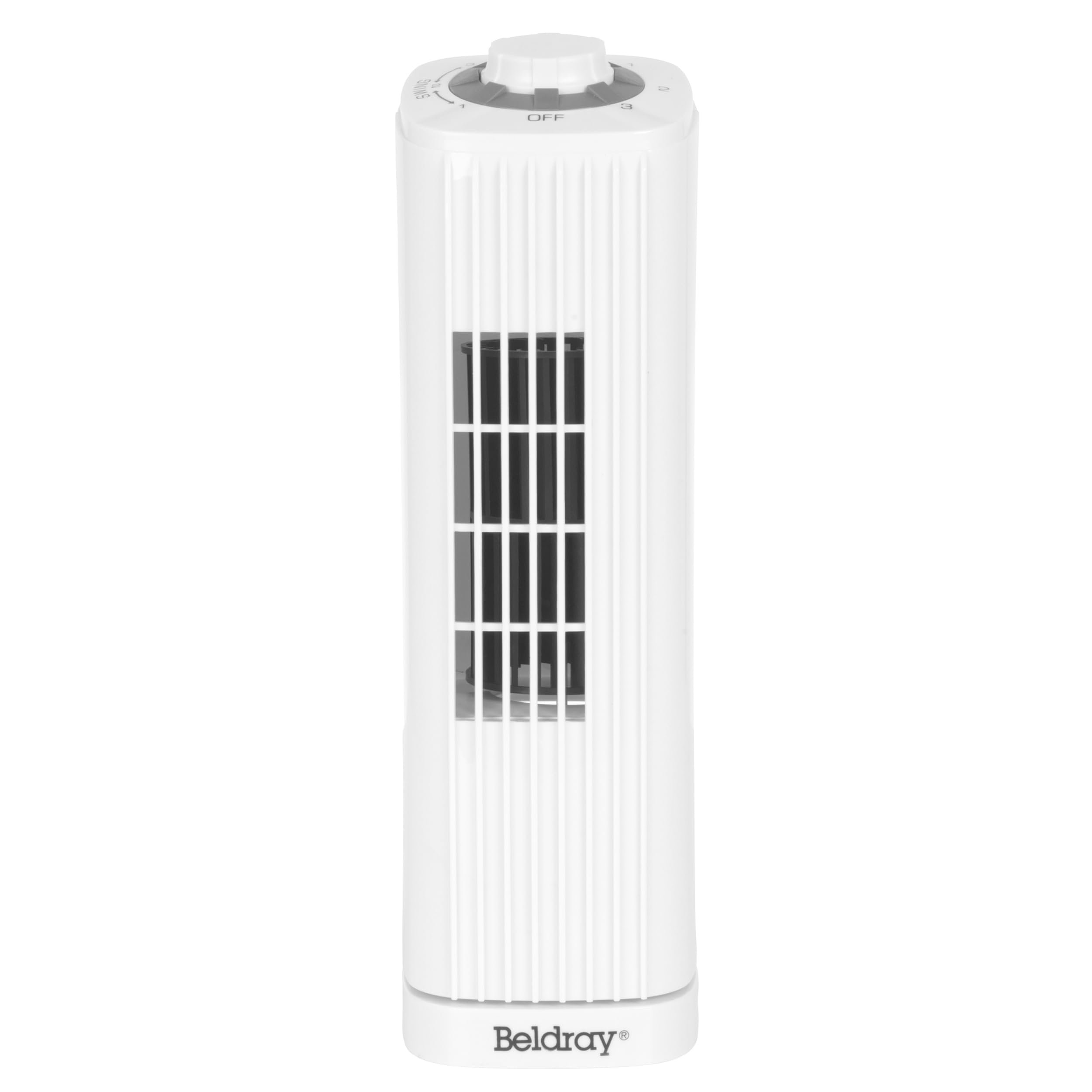 Beldray EH3482 14" Mini Tower Fan - Oscillating Cooling Fan, Circulates ...
