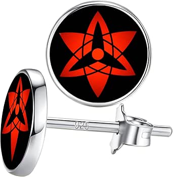 Amazon.com: MARSALIA 925 Sterling Silver Anime Earrings for Women Men ...
