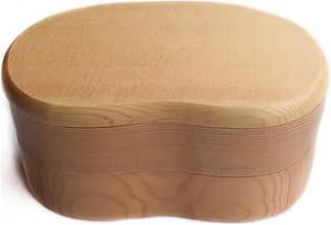Amazon.co.jp: Geyaziu Magewappa Bento Box, Hollowed, High Tall Oval ...