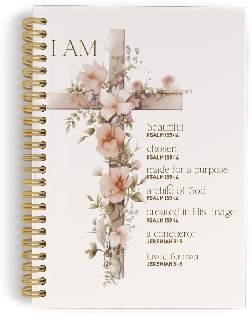 Amazon.com : ANIANG Inspirational Bible Verse Spiral Notebook ...