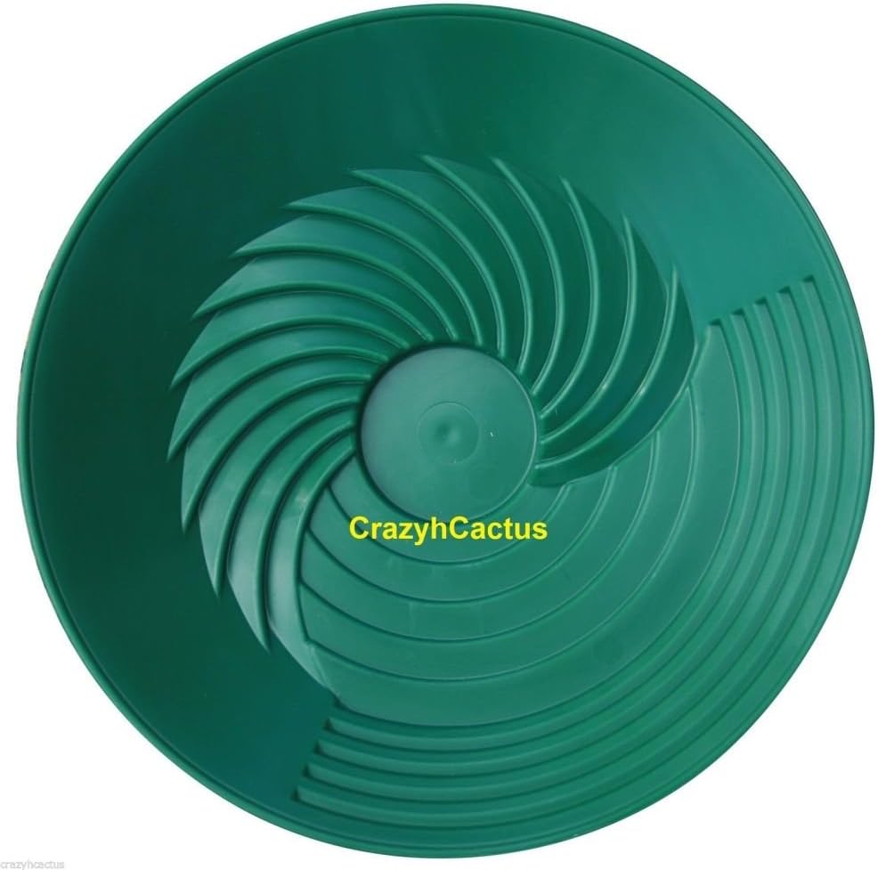 Amazon.com: Turbopan Golden Pan GREEN 10" VORTEX ACTION Panning ...