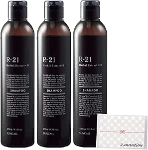 Amazon | 【3本セット】 R-21 (アールニジュウイチ) サンコール R21 シャンプー 270ml ＋おまけ付き | ノーブランド品 | シャンプー 通販