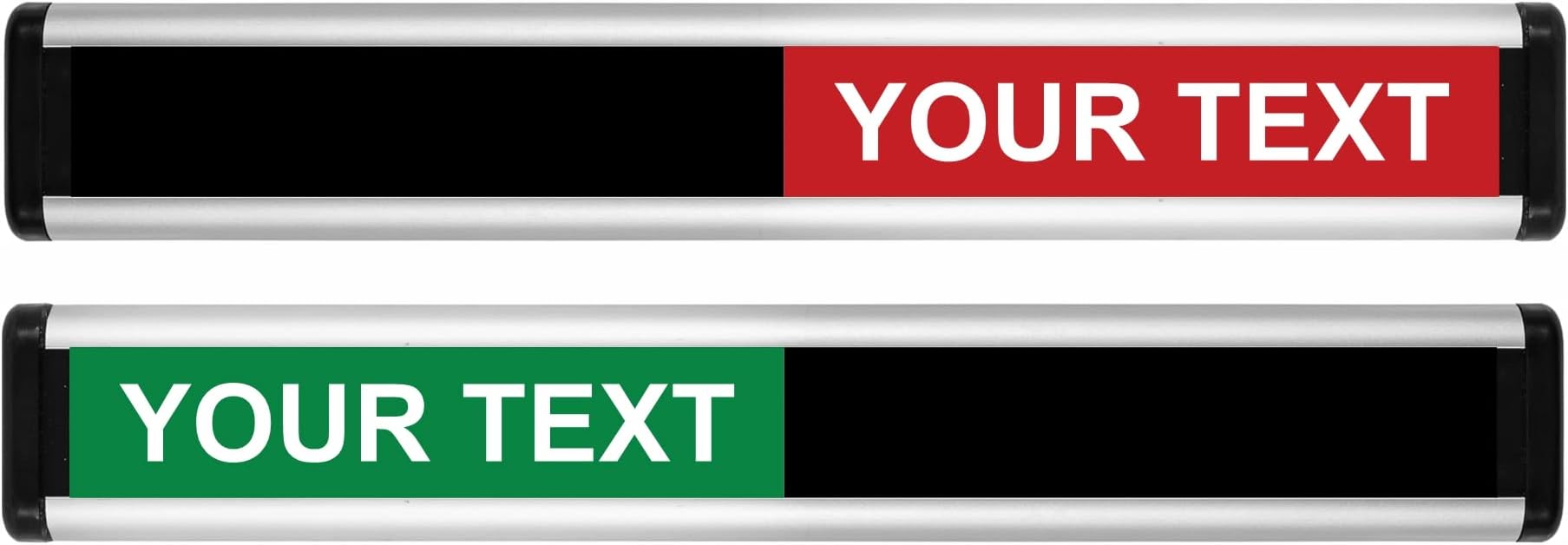 ViroDisplay® Sliding Sign with Your Choice of Text – Green/Red Edition ...
