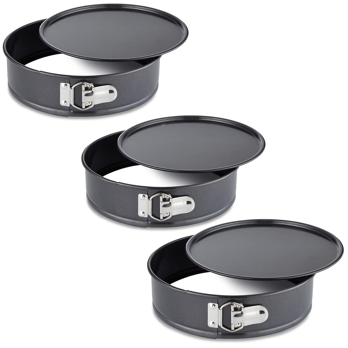 Tower T943034B6 Precision Plus 3 Piece Spring Form Cake Tins ...