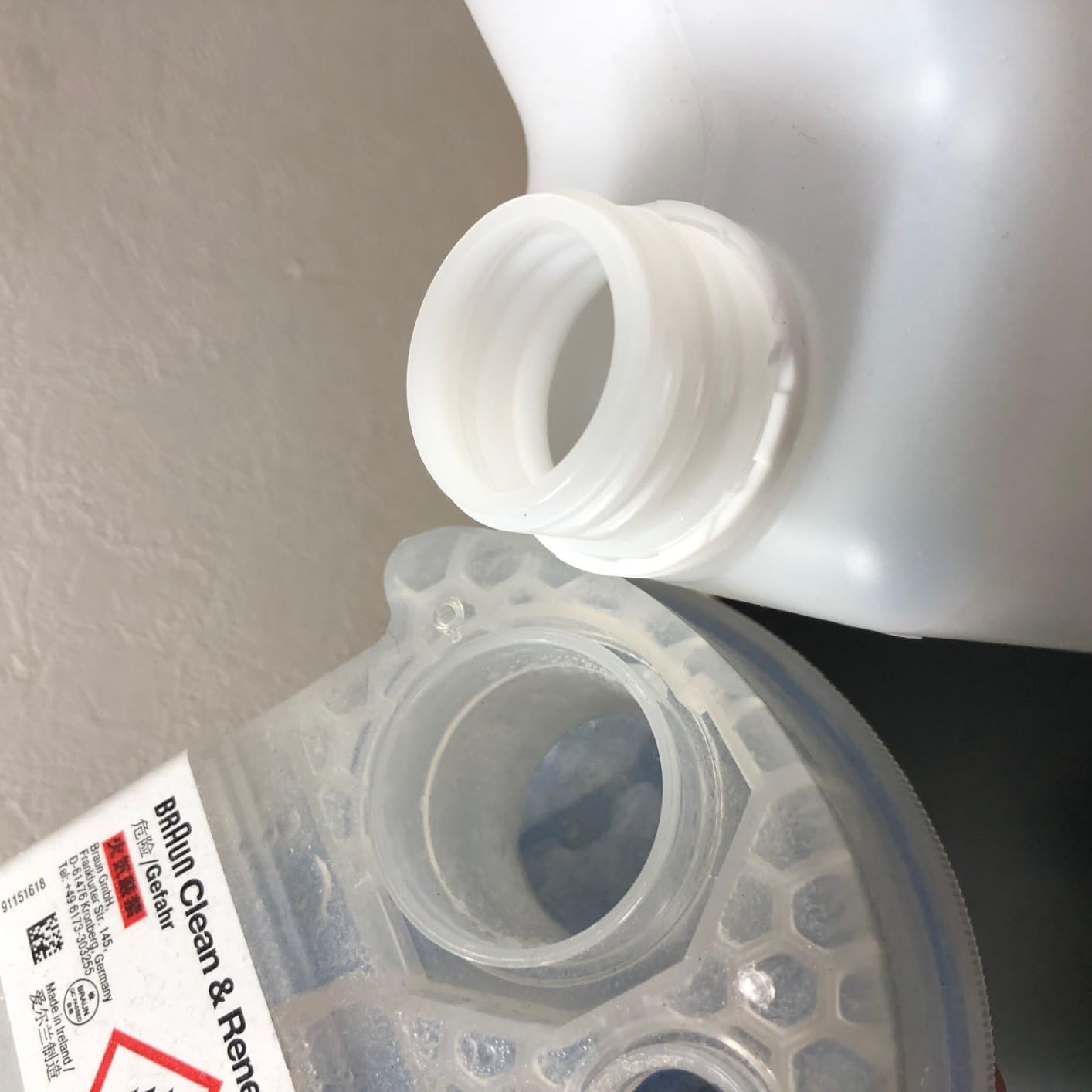 Amazon.co.jp: Cleanu For Braun Shaver, Alcohol Replacement Cleaning ...