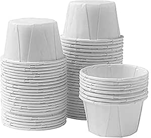 Amazon.com: Disposable Paper Souffle Medicine Cups 1 Ounce Cups for ...