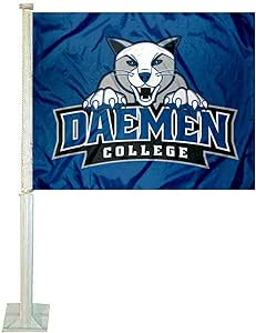 Amazon.com : College Flags & Banners Co. Daemen Wildcats Car Flag ...