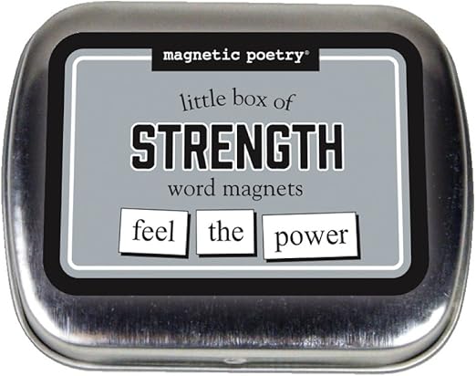 Amazon.com: Magnetic Poetry - Little Box of Strength Kit - Words for ...