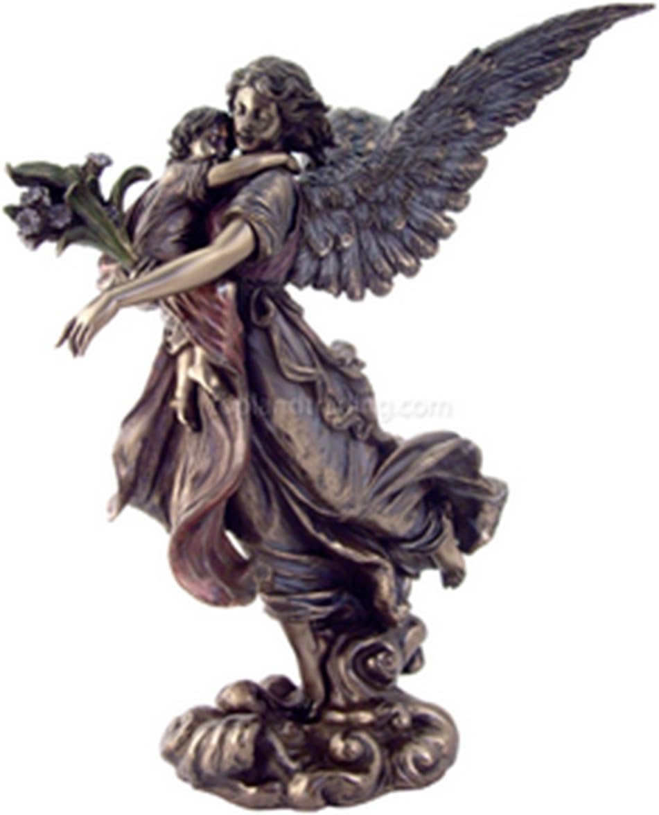 Amazon.com: VERONES 11 Inch Six Winged Guardian Angel Statue with ...