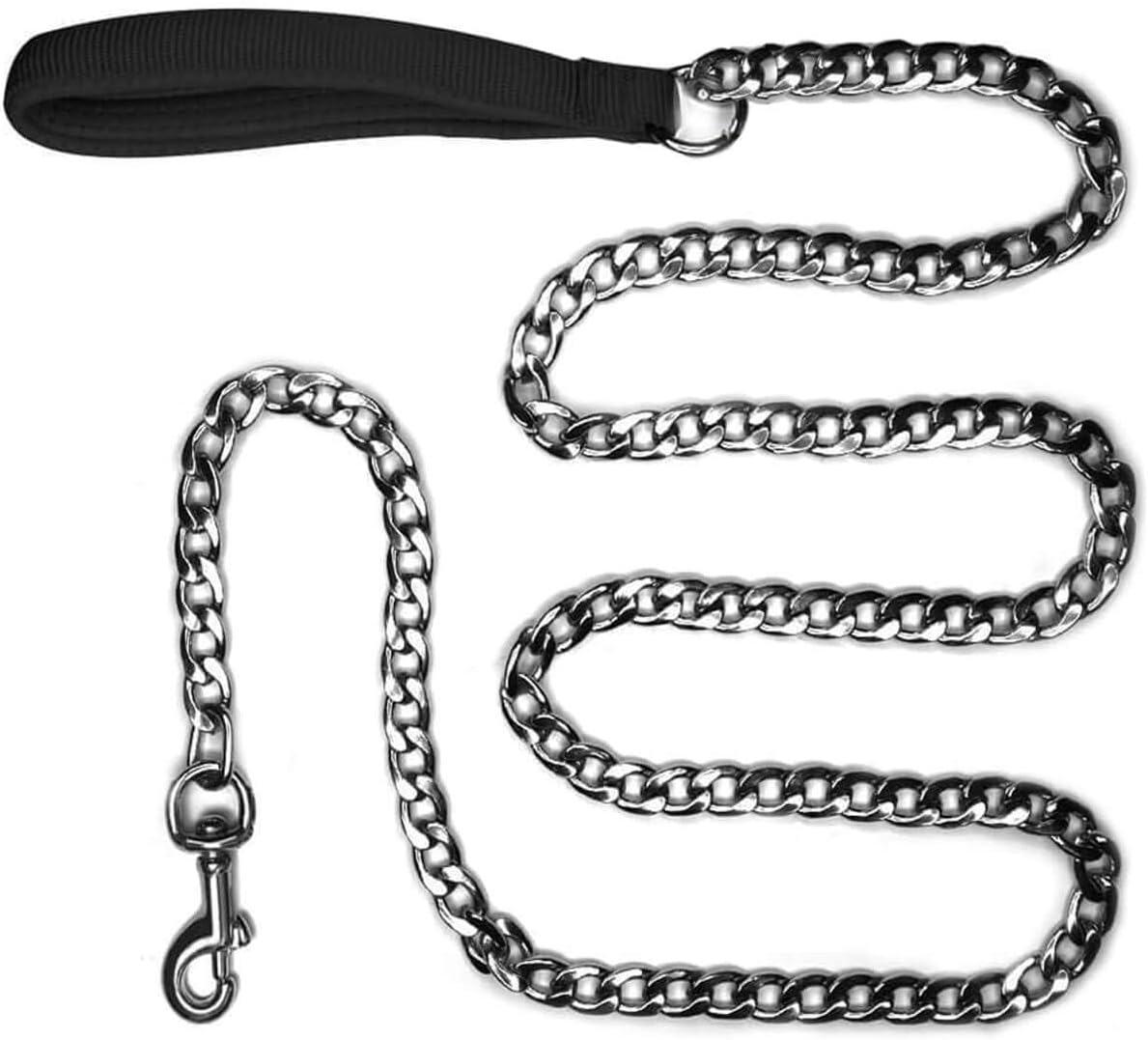 Amazon.com : Premium Heavy Duty Extra Wide Links 13mm Dog Chain Leash ...