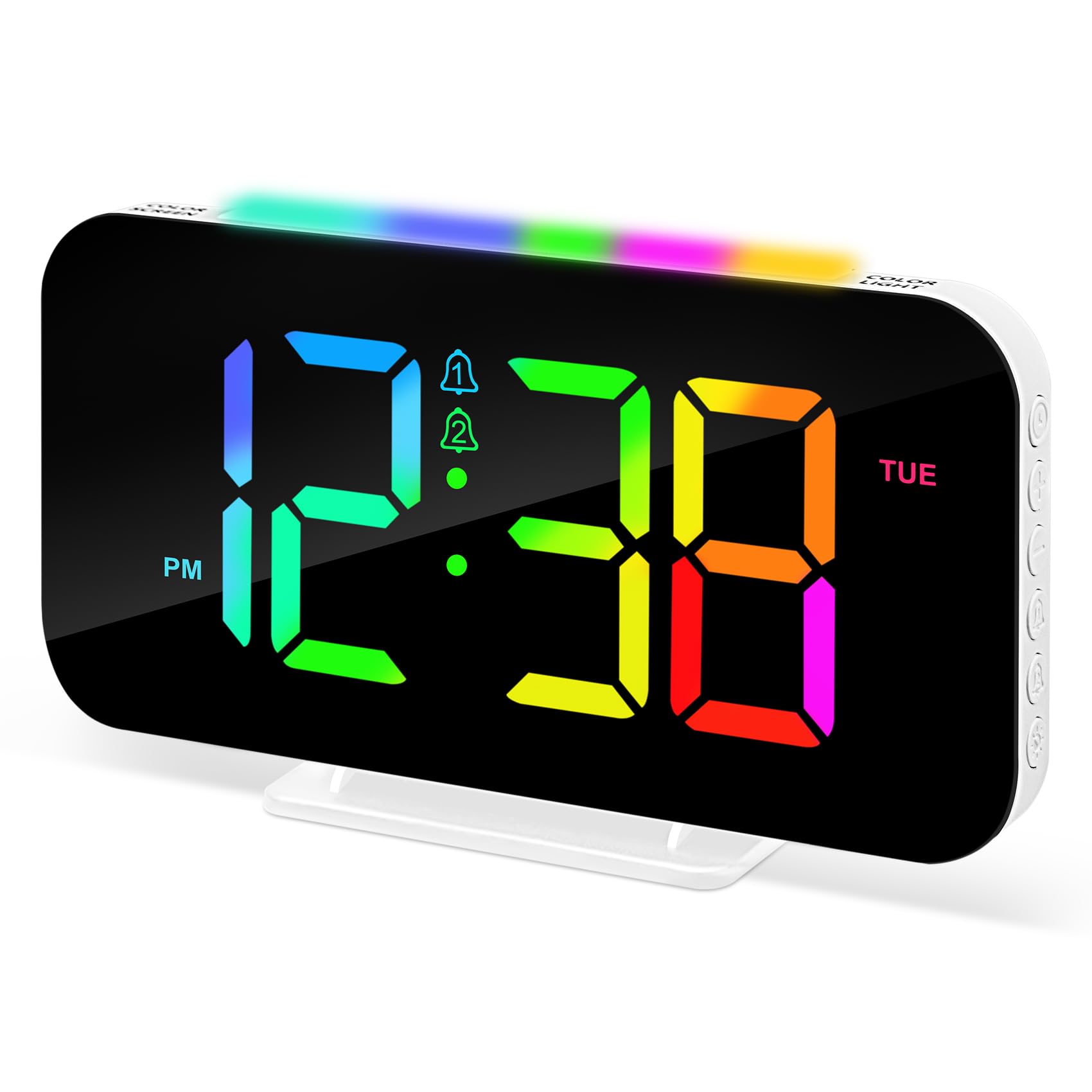 Amazon.com: Loud Alarm Clocks for Bedrooms Heavy Sleepers Adults ...